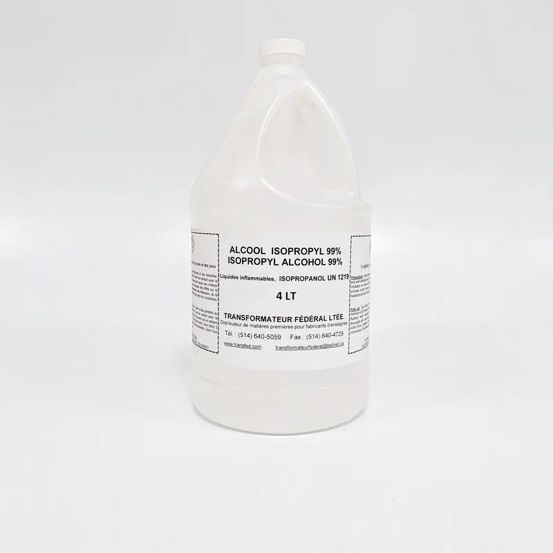 Transfed 99% Isopropyl Alcohol 4 Liter Size - Transformer ...