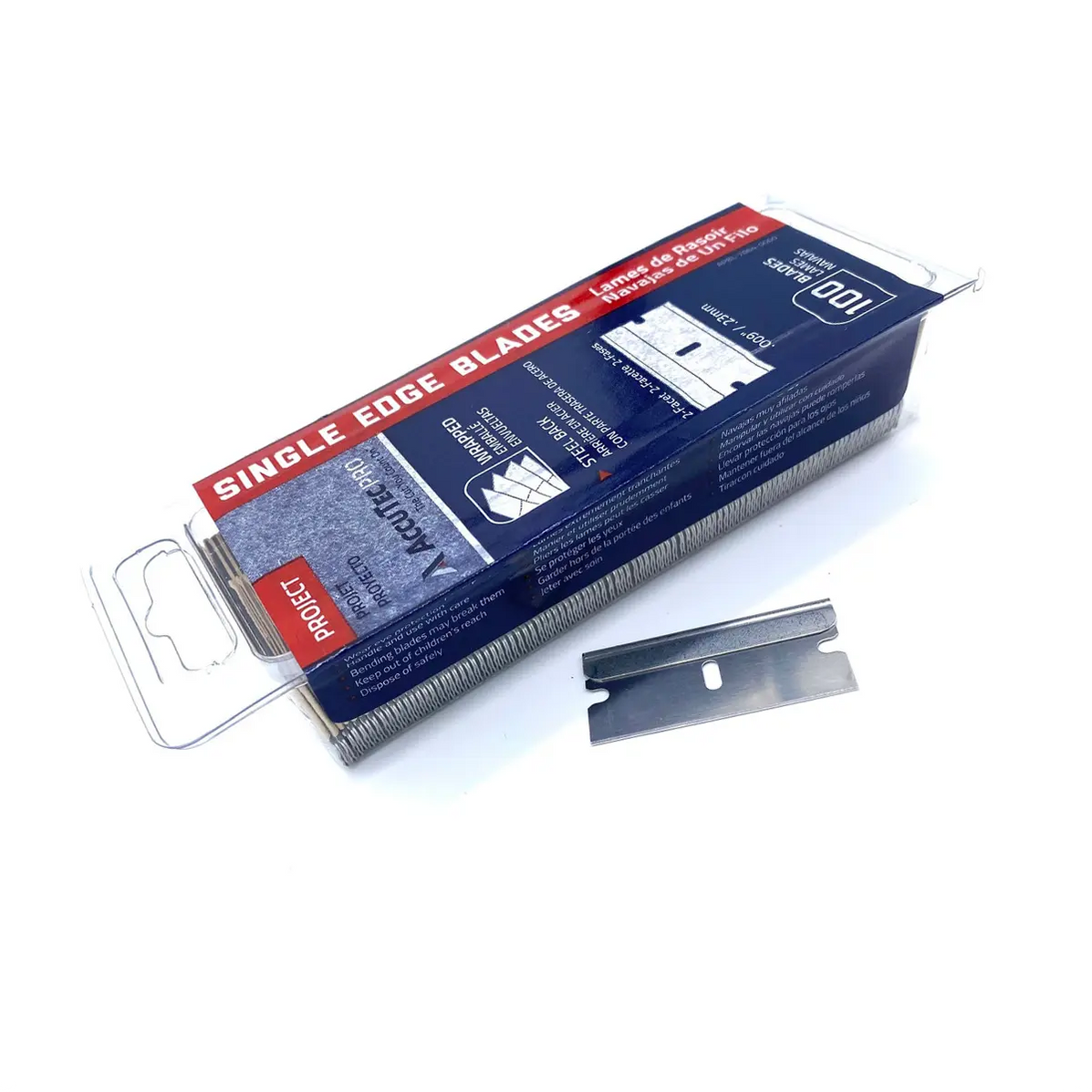 XPEL Single Edge Razor Blade (100 Pack) — Transformateur Fédéral Ltée.